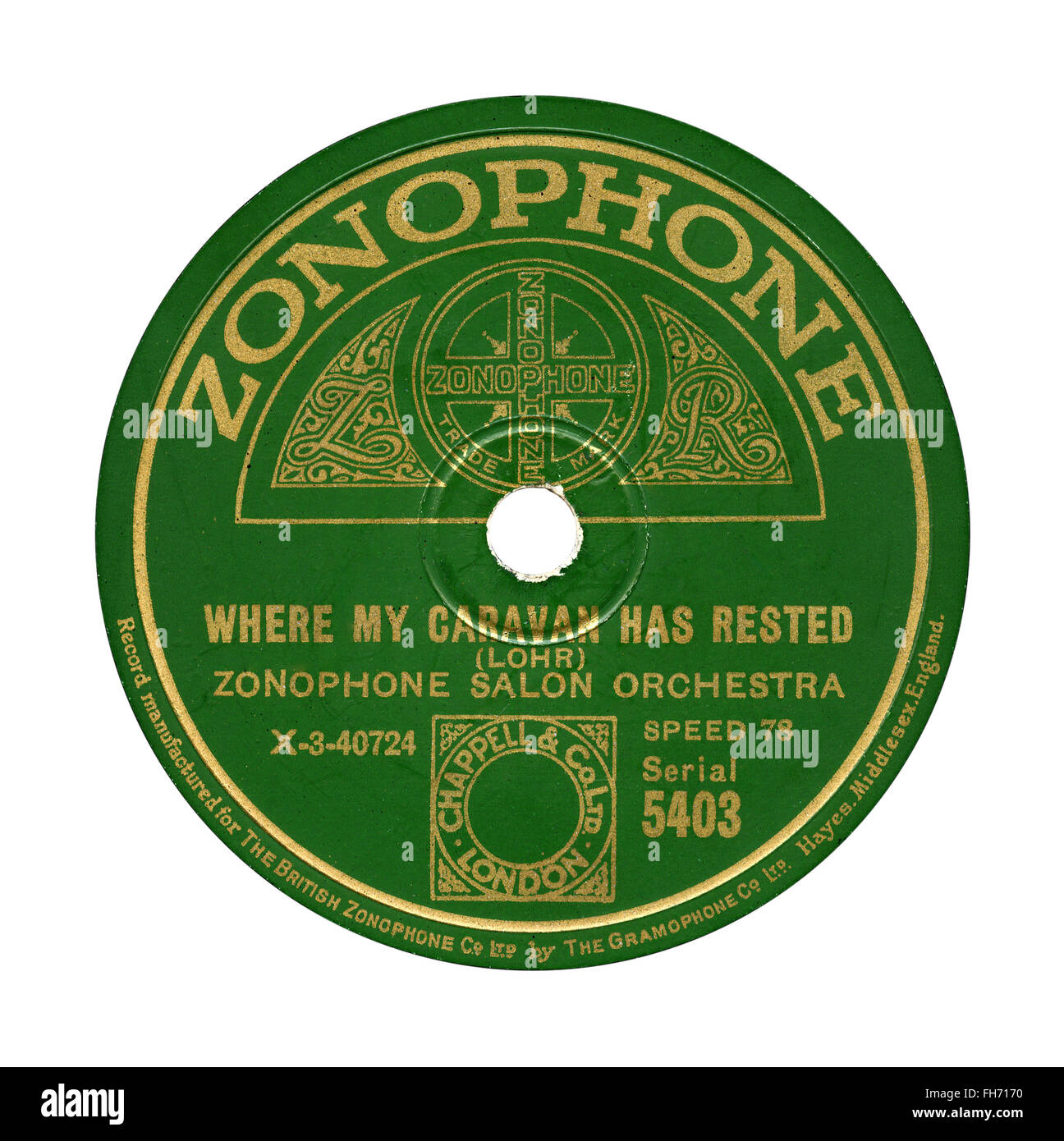 Record label 1920s hi-res stock photography and images - Alamy