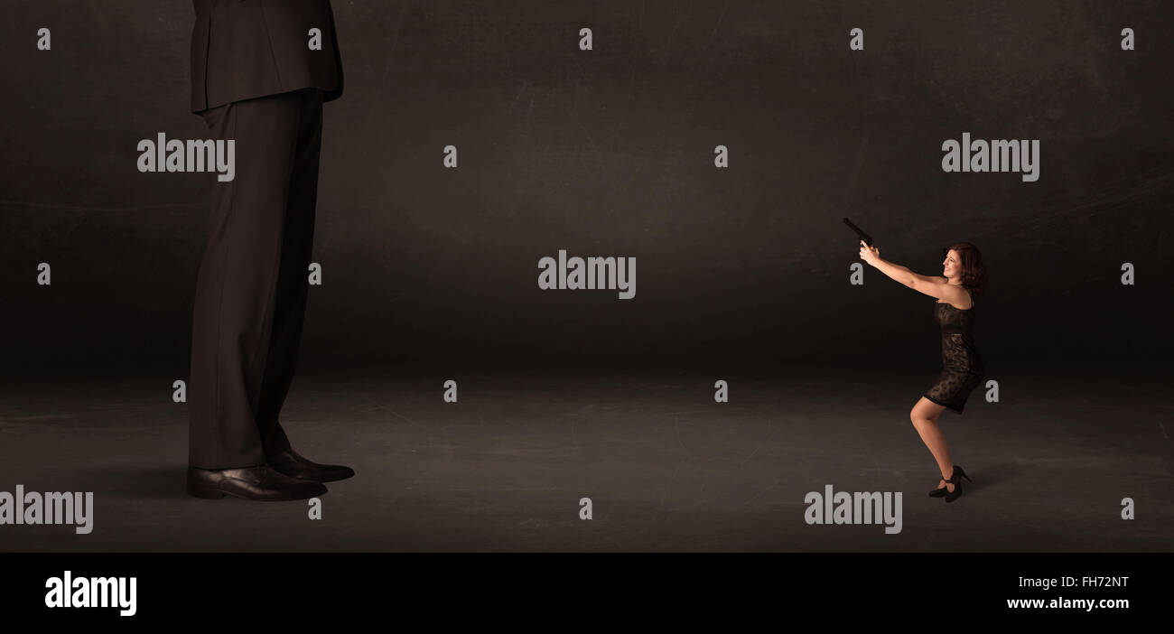 Giant woman small man hi-res stock photography and images - Alamy