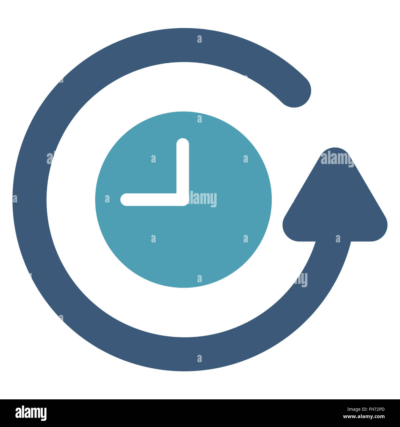 Restore Clock Icon Stock Photo - Alamy