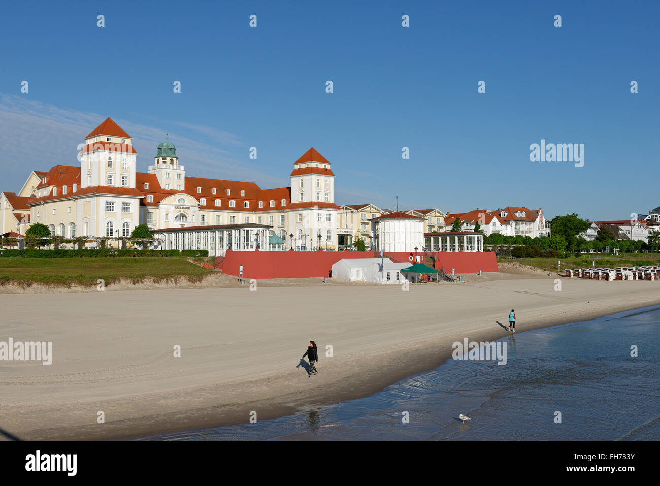 Binz spa hotel, Binz seaside resort, Rügen, Mecklenburg-Western ...