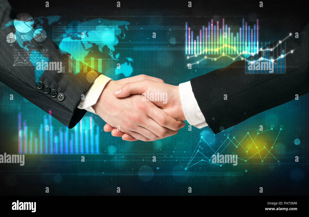 Global handshake business agreement hi-res stock photography and images ...