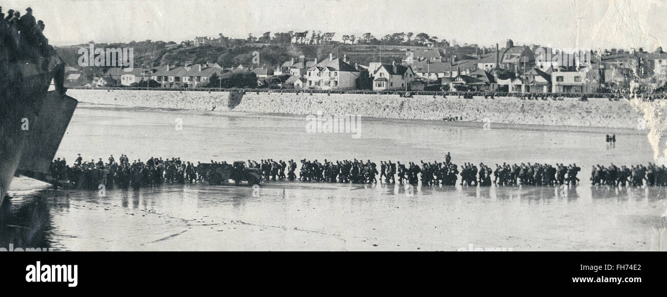 German soldiers leave Channel Islands - WWII Stock Photo - Alamy
