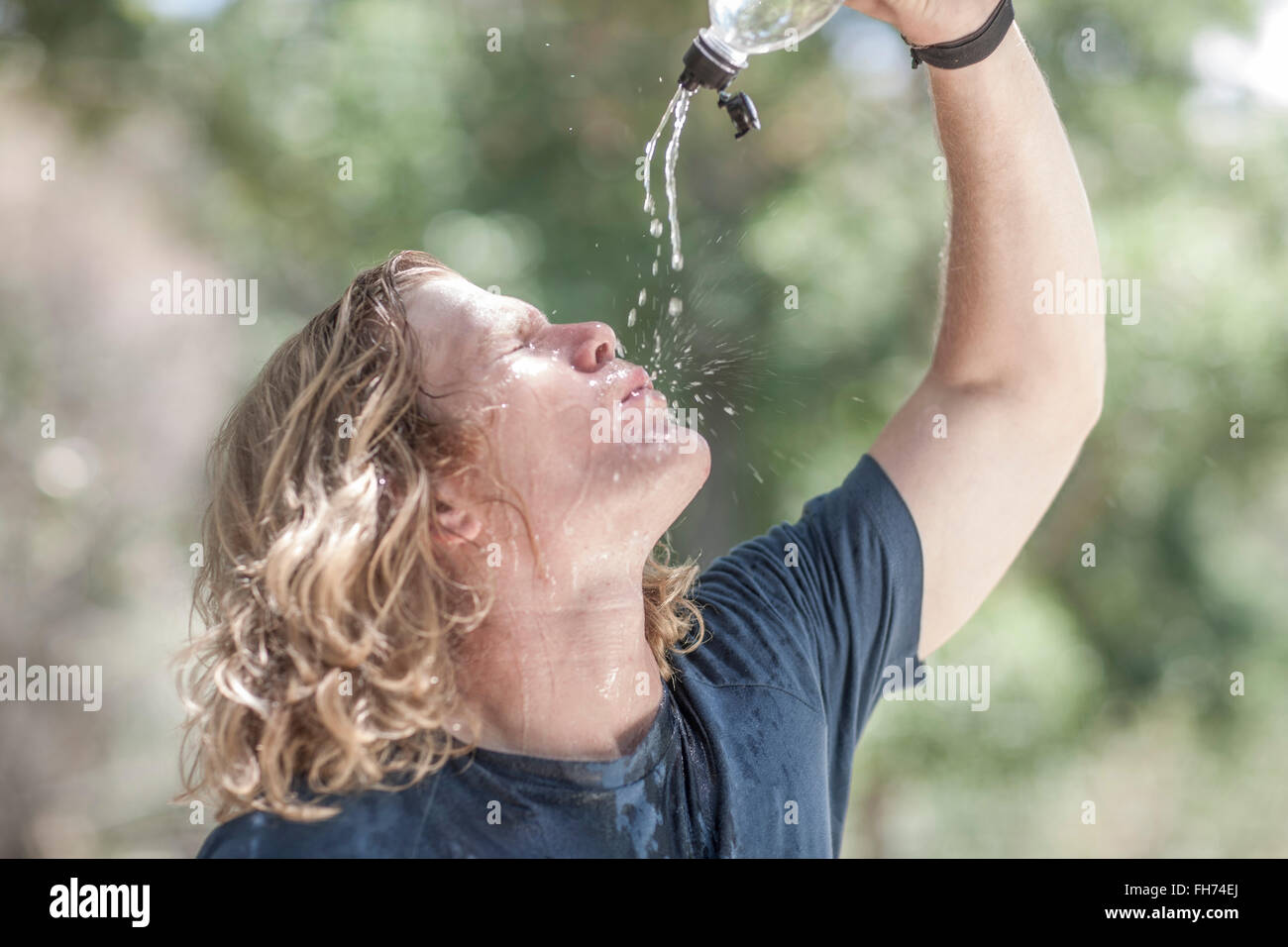 Athlete Water Face High Resolution Stock Photography and Images - Alamy