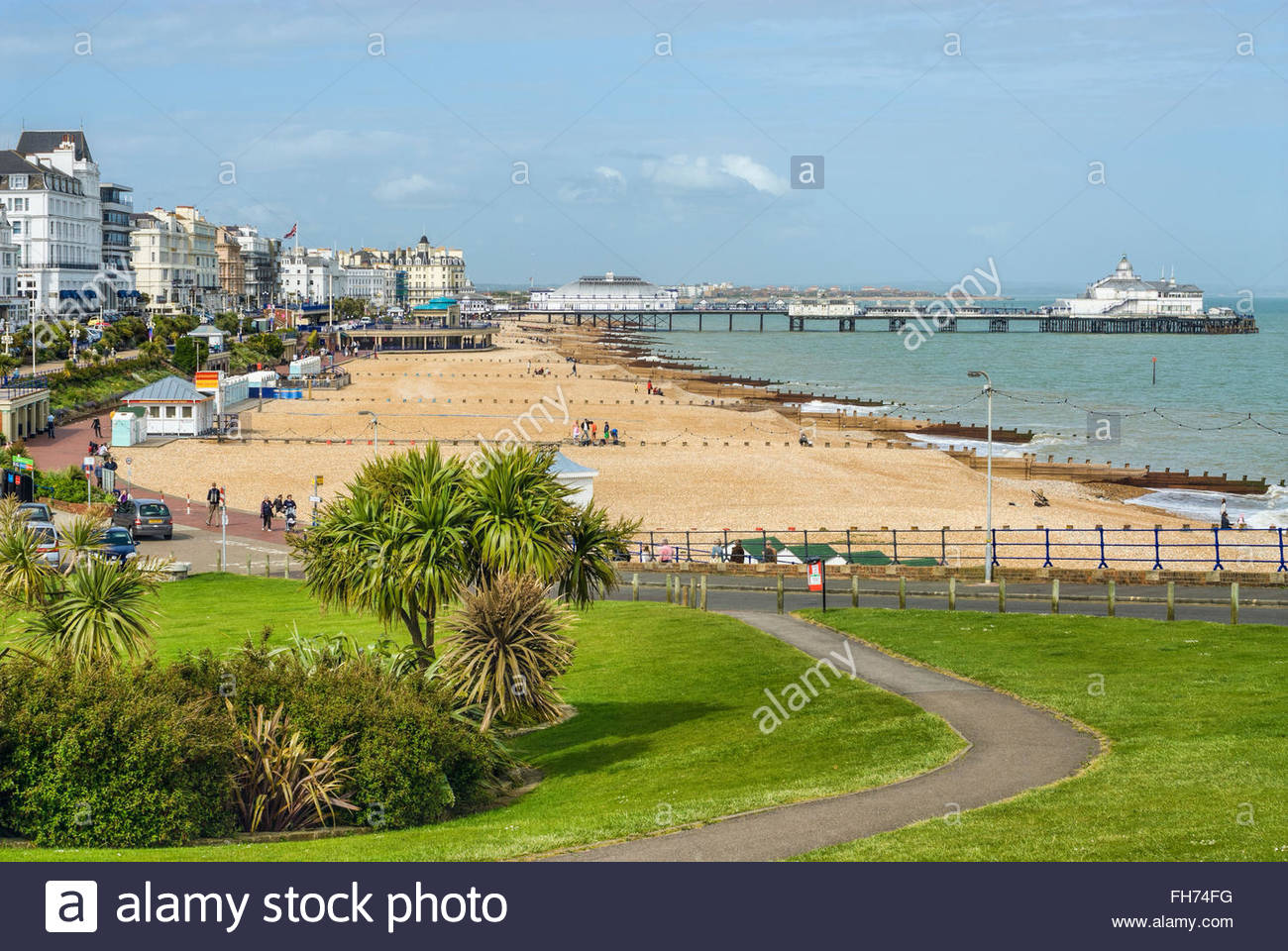Eastbourne Beach Summer High Resolution Stock Photography and Images ...