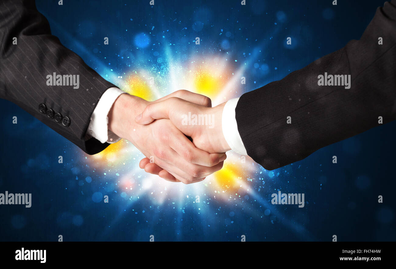 Two business men shaking hands Stock Photo - Alamy