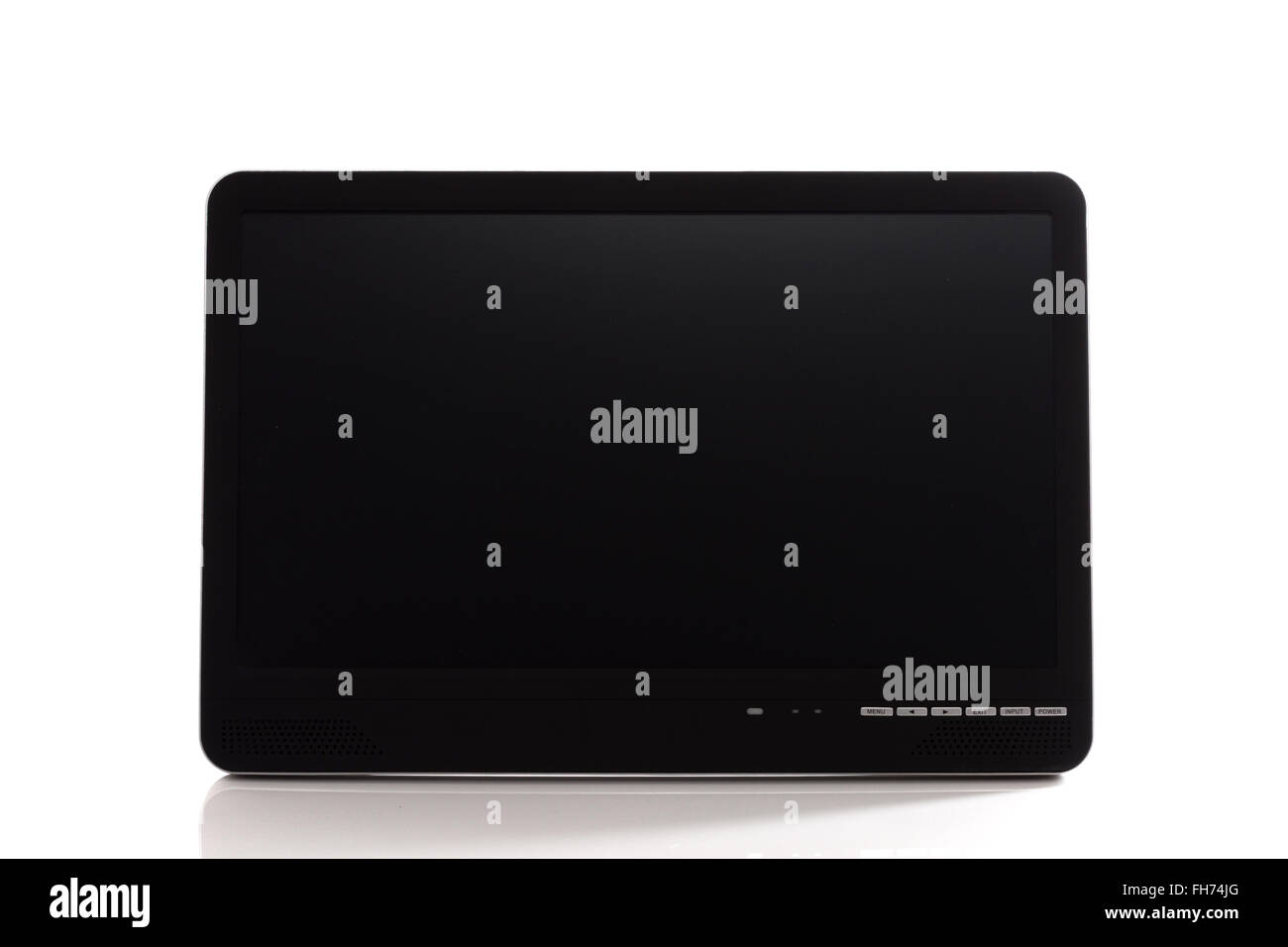 A front shot of a all in one monoblock personal computer. Modern and ...