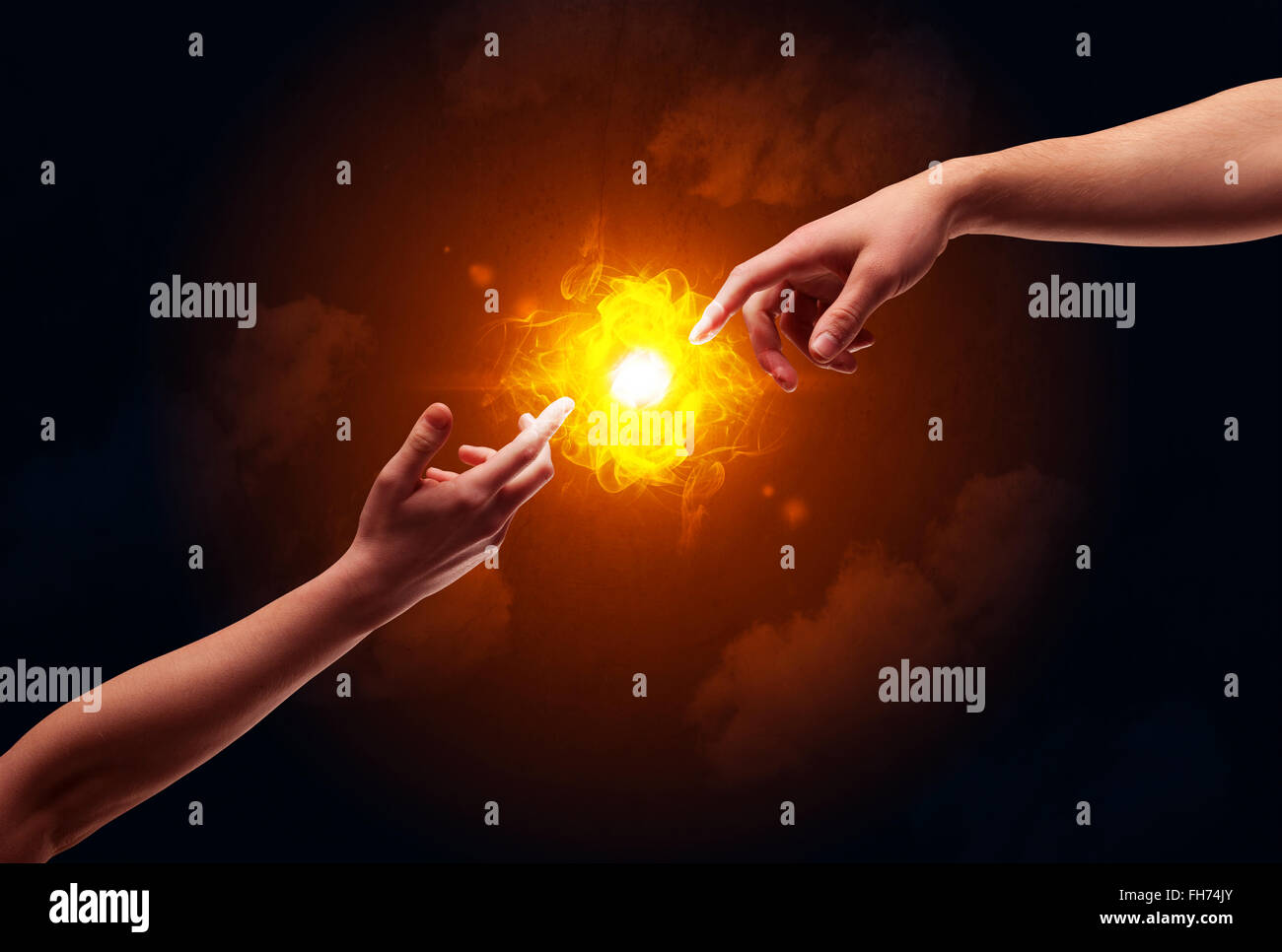 Arms reaching for the sun Stock Photo - Alamy
