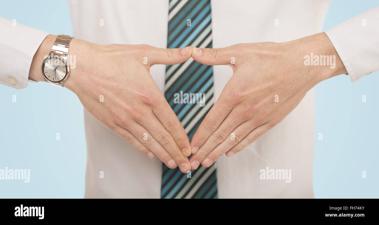 Hands creating form Stock Photo - Alamy
