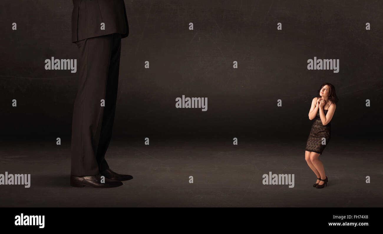 Giant woman small man hi-res stock photography and images - Alamy