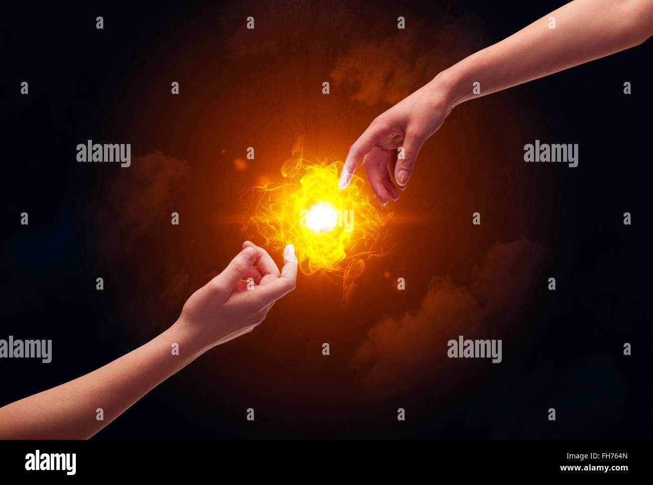 Arms reaching for the sun Stock Photo - Alamy