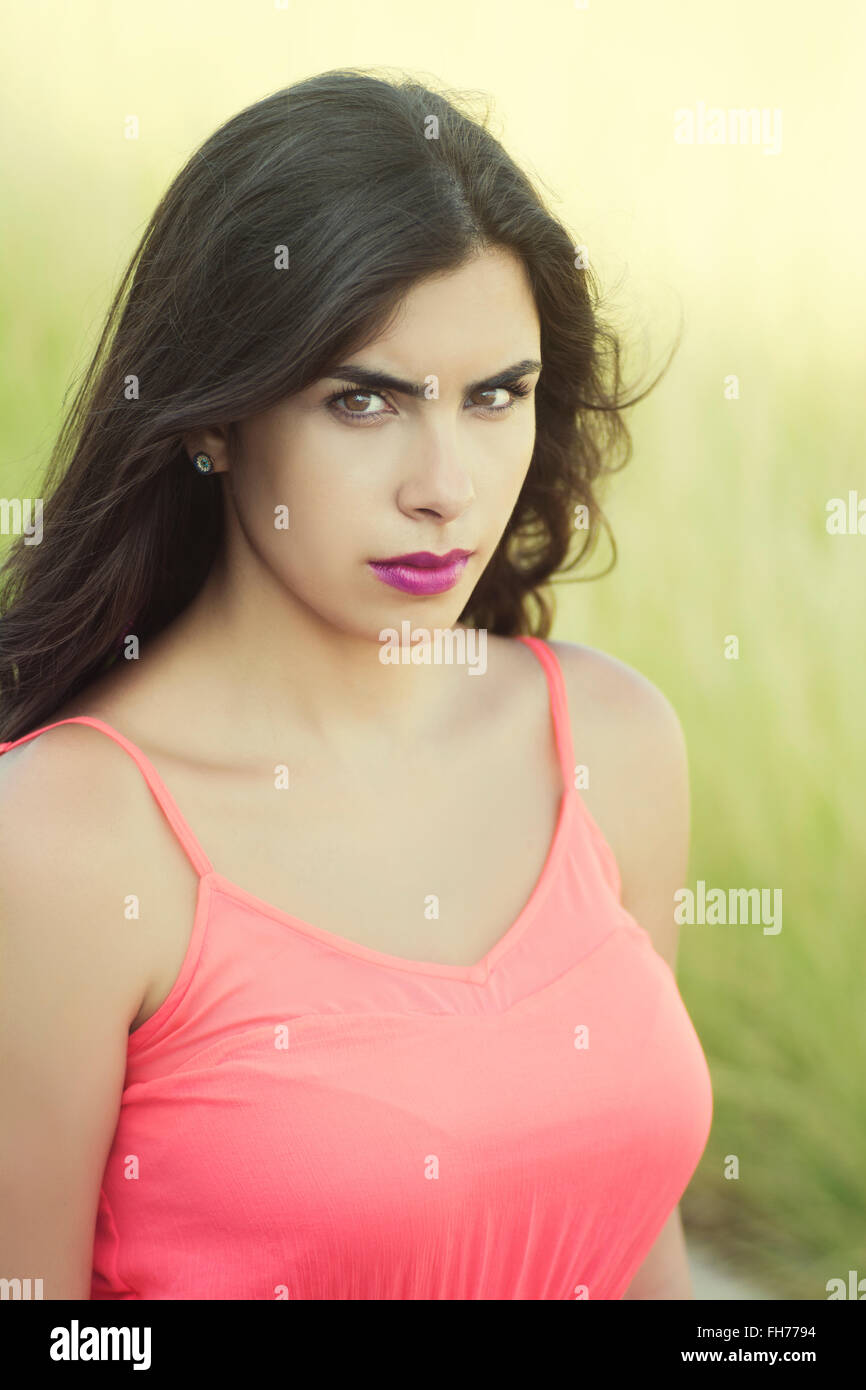 Young serious confident woman hi-res stock photography and images - Alamy