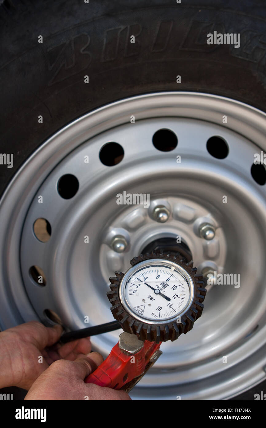 Car general check Stock Photo - Alamy