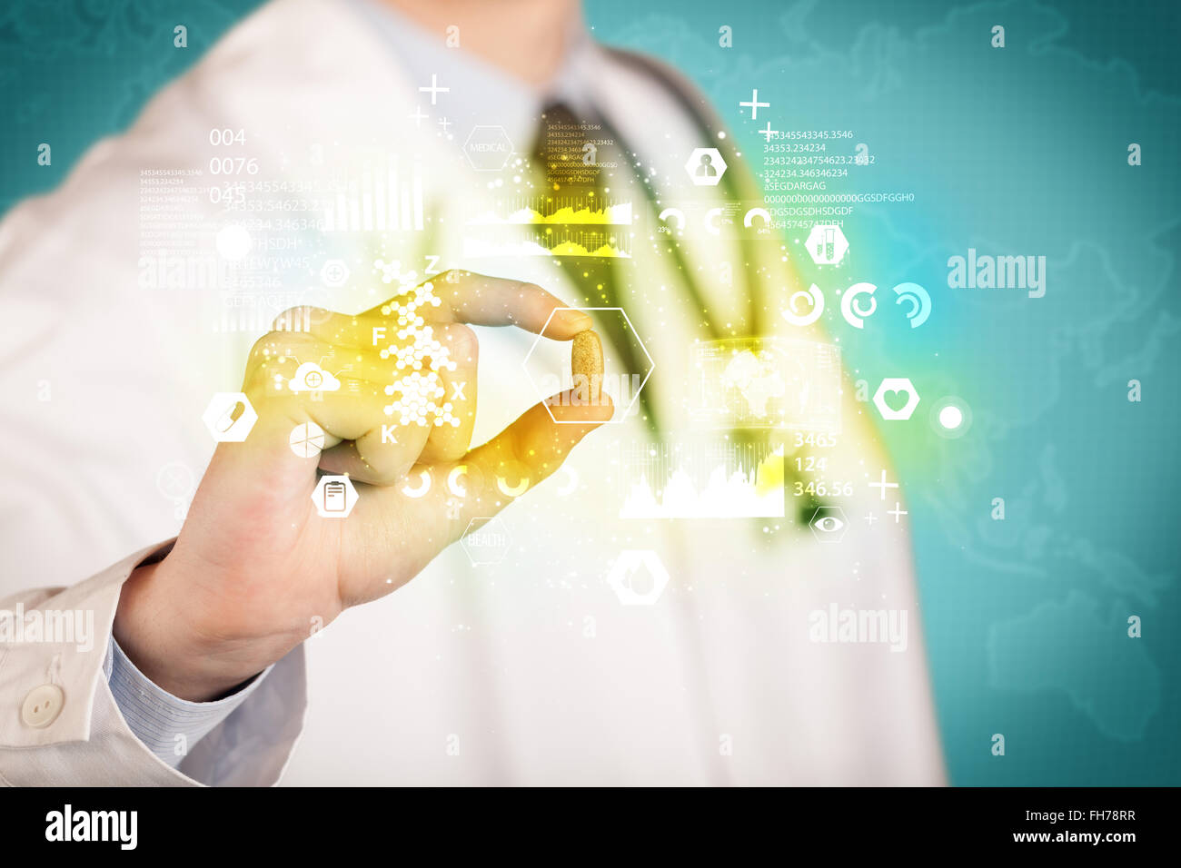 Hand holding pill between finger hi-res stock photography and images ...