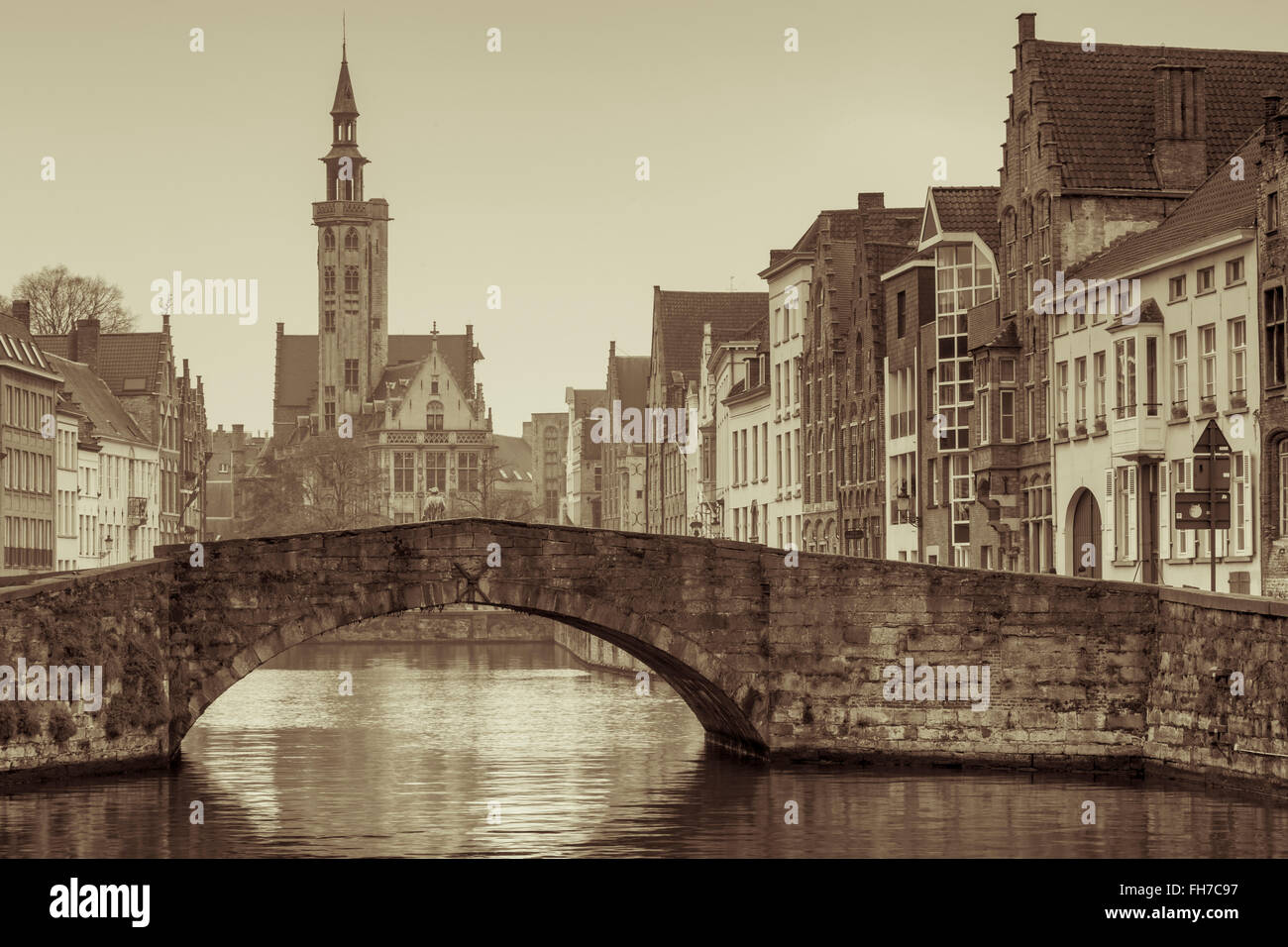 Autumn day in Bruges, Belgium Stock Photo - Alamy