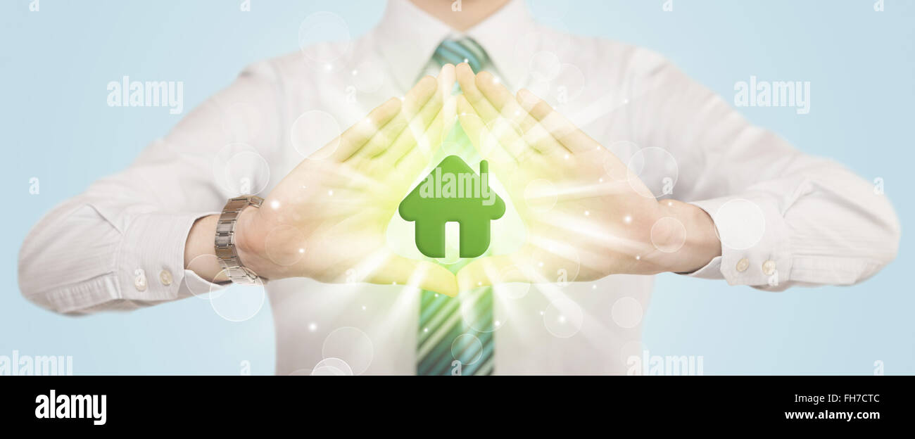Hands creating form green hi-res stock photography and images - Alamy