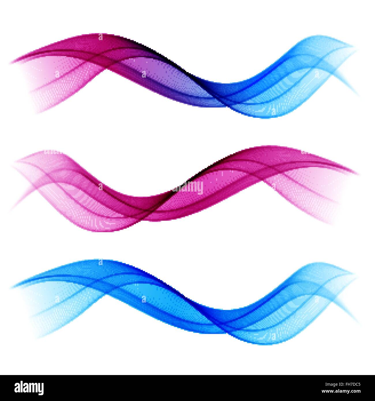 Set of blend abstract wave Stock Vector Image & Art - Alamy
