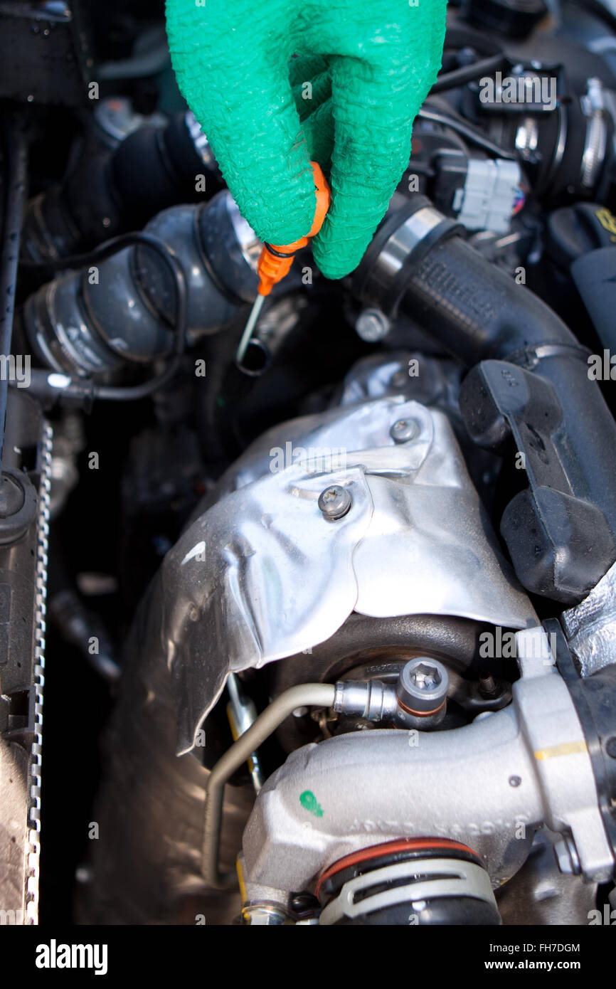 Car general check Stock Photo - Alamy