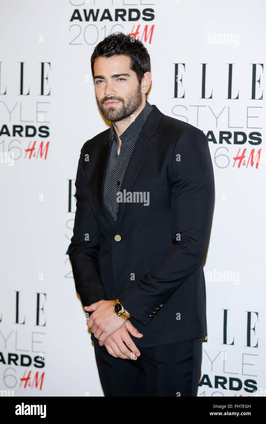 London, UK. 23rd February, 2016. US actor Jesse Metcalfe arrives at the ...