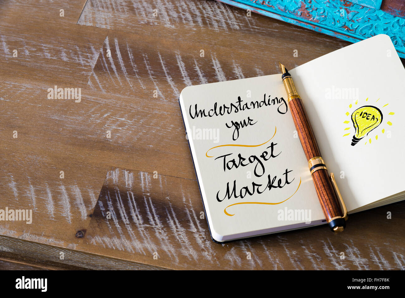 Business concept image with handwritten text UNDERSTANDING YOUR TARGET ...