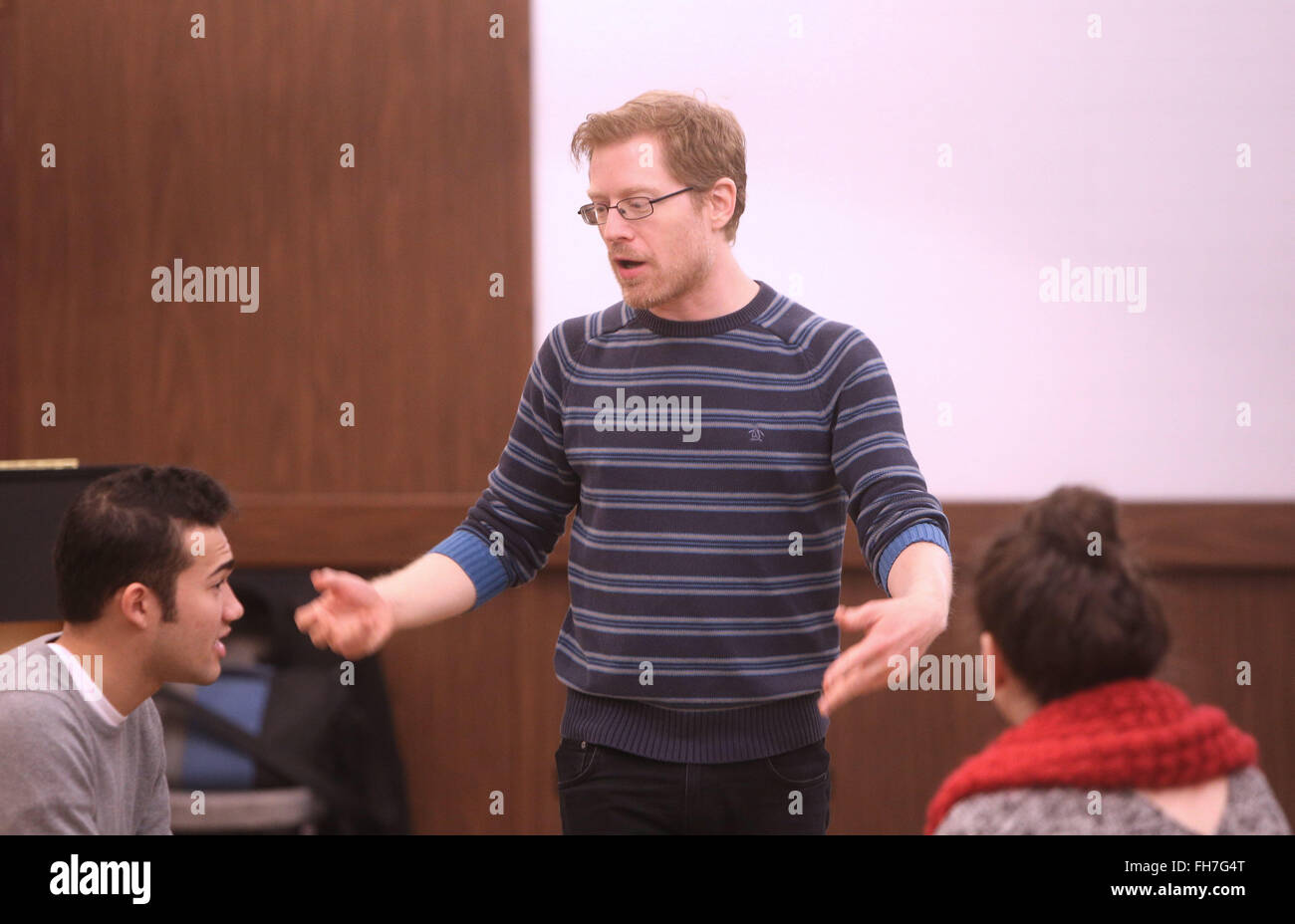 BroadwayCon - Day 2 Featuring: Anthony Rapp, master class students ...
