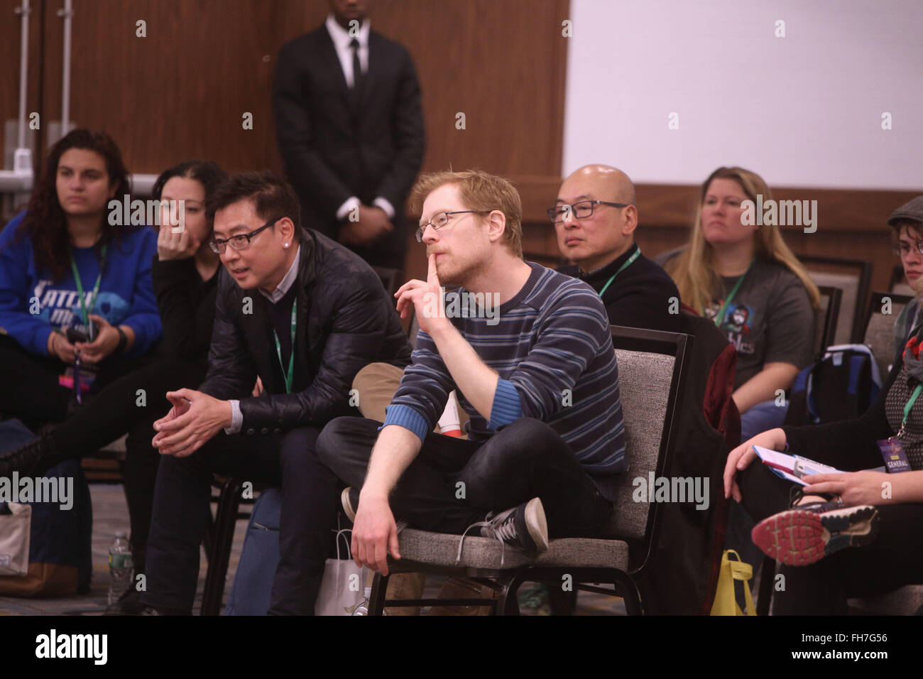 BroadwayCon - Day 2 Featuring: Anthony Rapp, master class students ...
