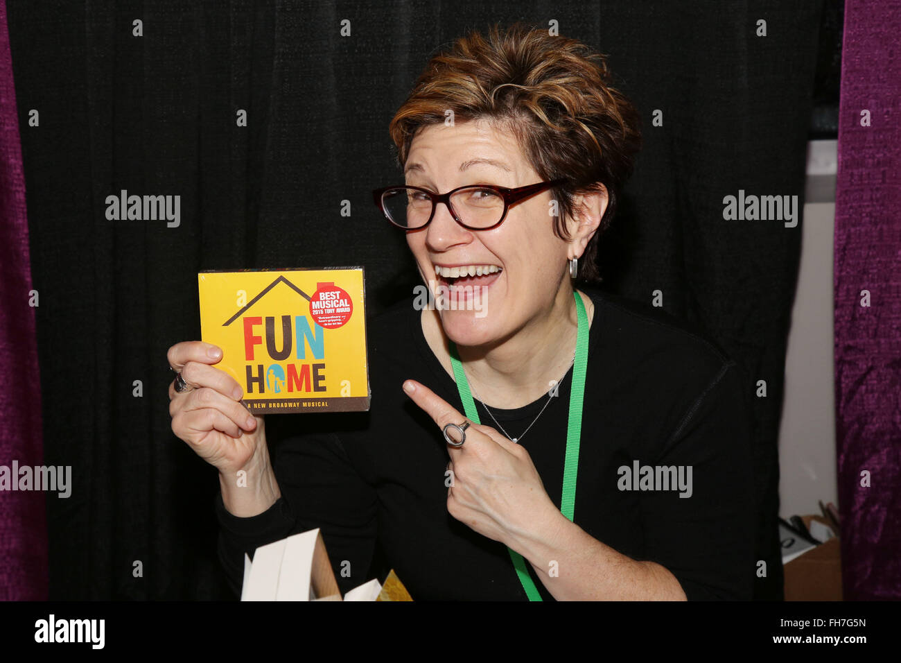 BroadwayCon - Day 2 Featuring: Lisa Kron Where: New York, United States ...