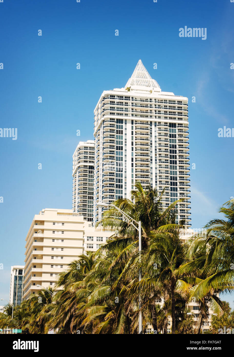 architectural building Miami style South Beach Florida Stock Photo - Alamy