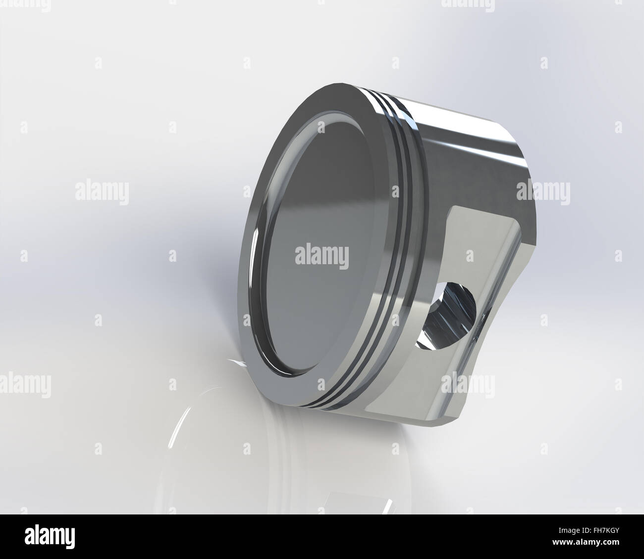 Piston 3D render Stock Photo - Alamy