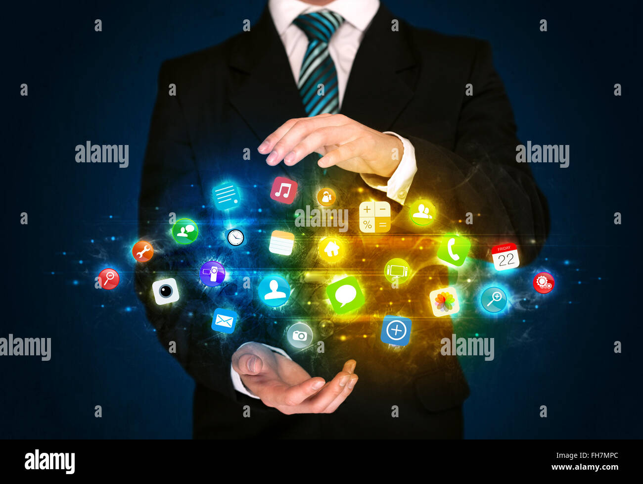 Male hand holding car icon hi-res stock photography and images - Alamy