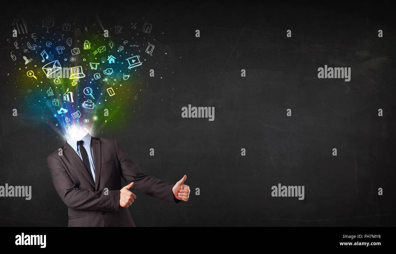 People head exploding hi-res stock photography and images - Alamy