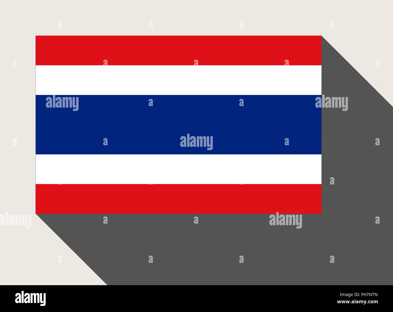 Thailand flag in thailand map hi-res stock photography and images - Alamy