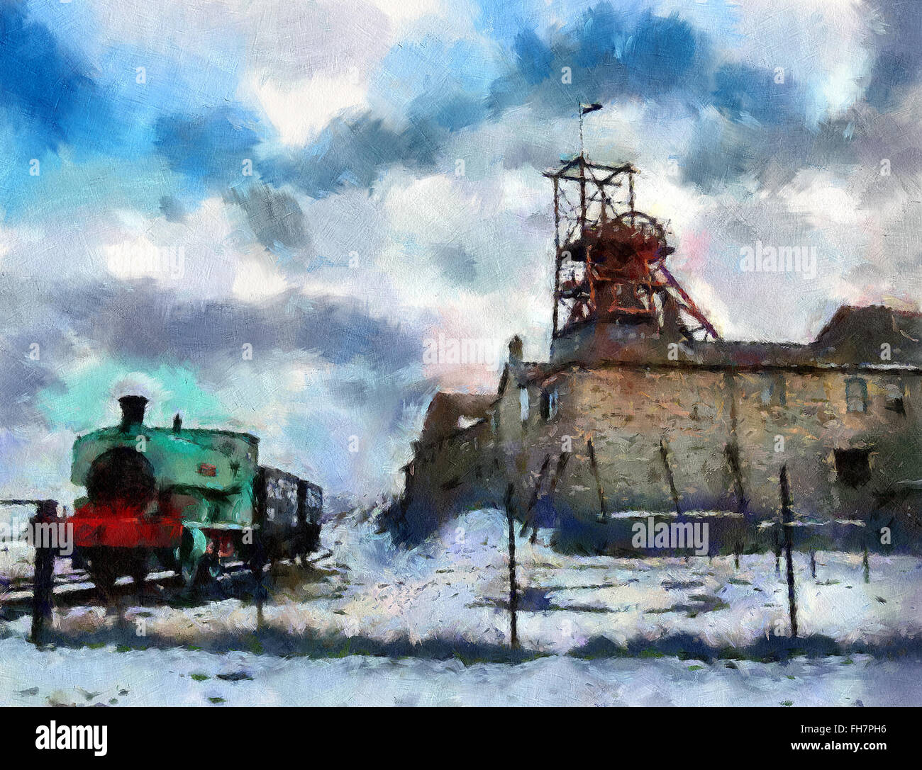 Coal Steam Rain Artist