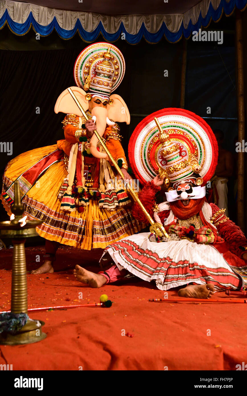 Kathakali is a stylized classical Indian dance-drama noted for the ...