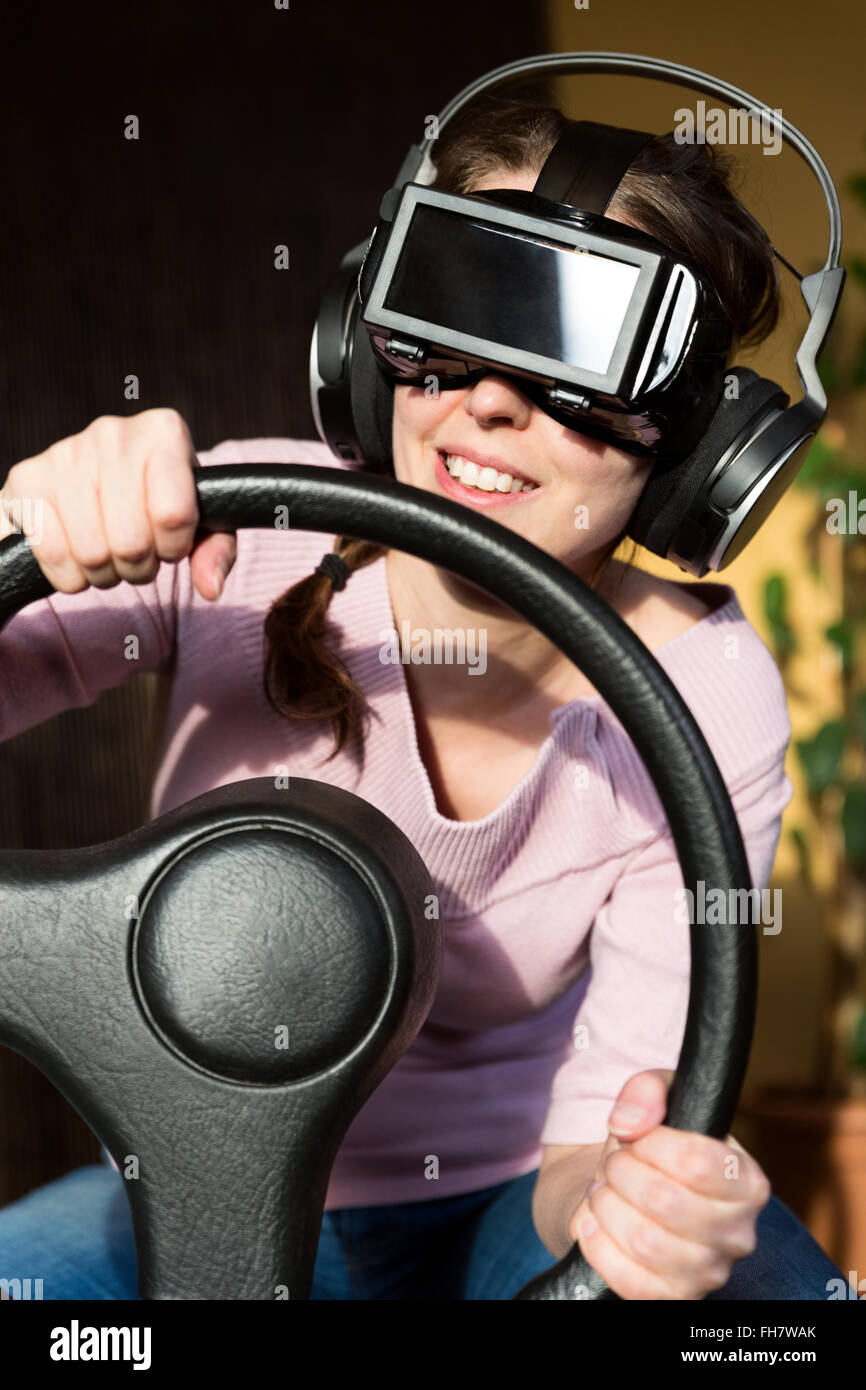 Driving simulator hi-res stock photography and images - Alamy