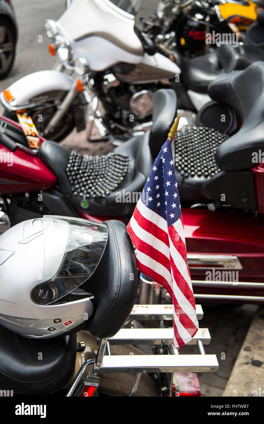 Stars and stripes motorcycle helmet hi-res stock photography and images ...