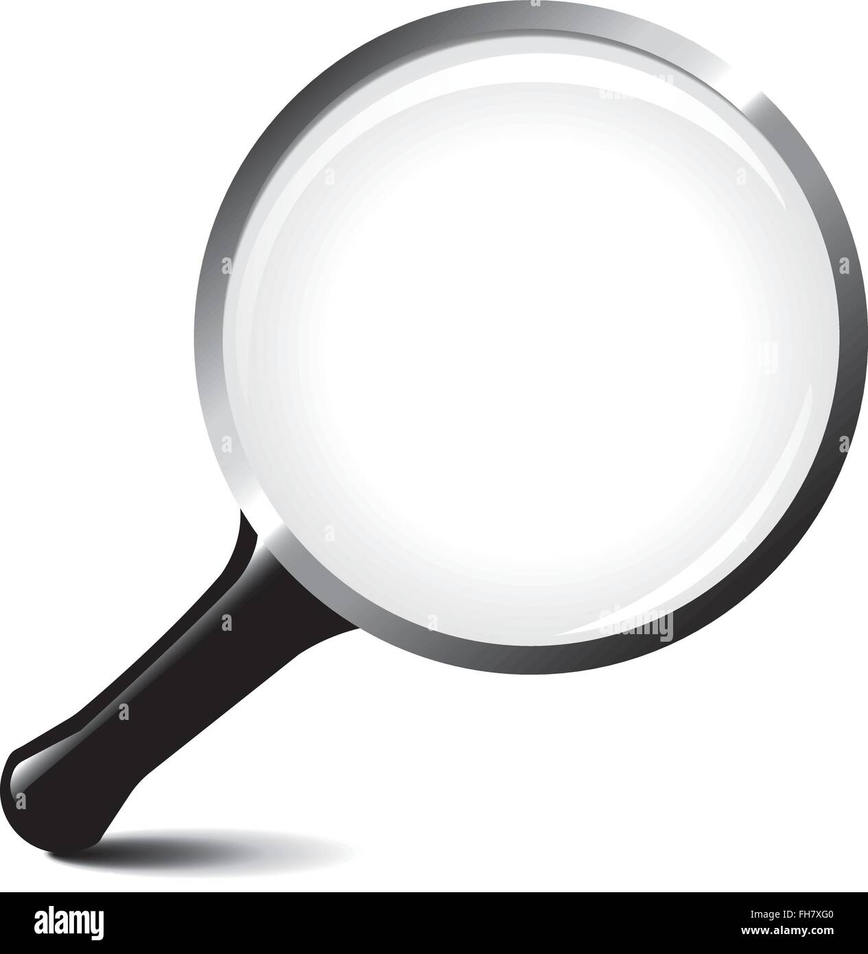 magnifying glass icon vector ilustration Stock Vector Image & Art - Alamy