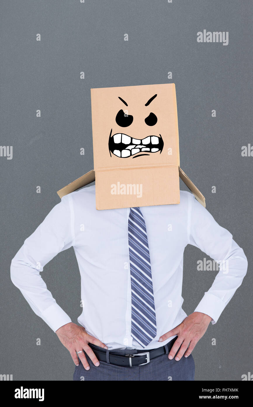 Composite image of anonymous businessman Stock Photo - Alamy