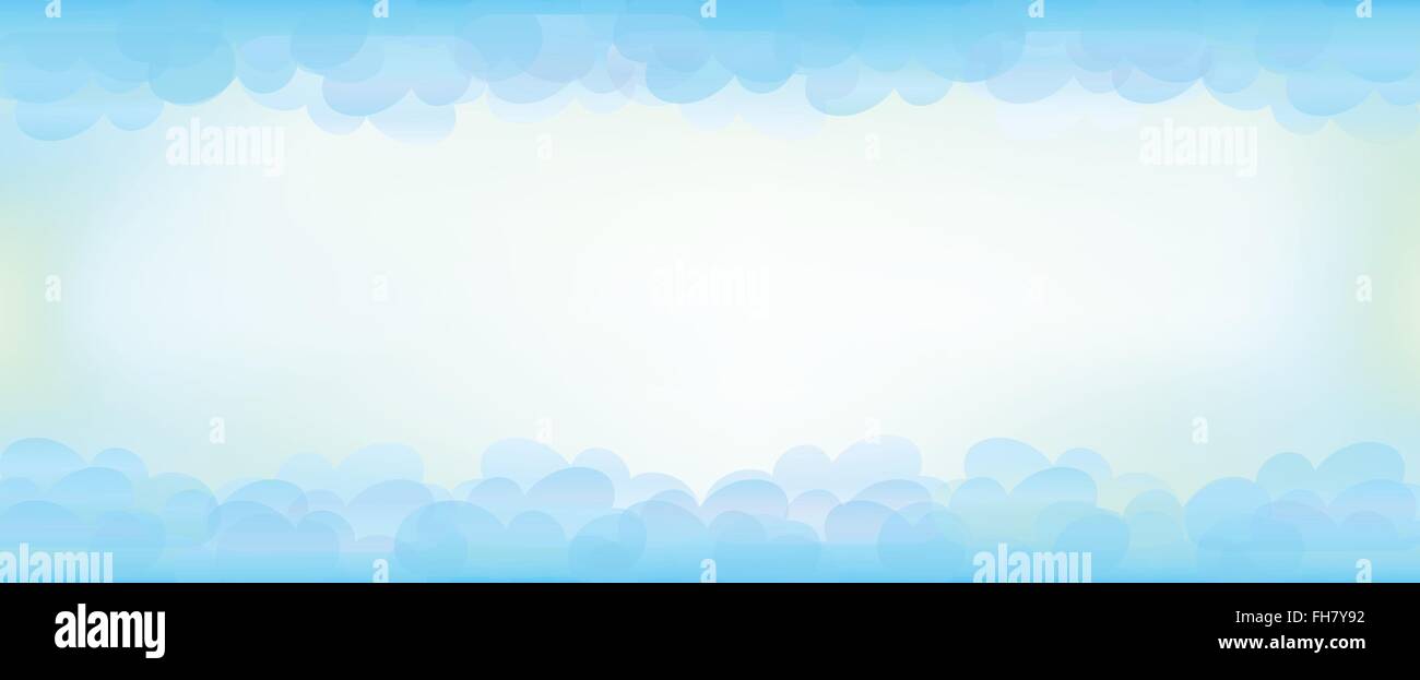 cloud and sky vector illustration background Stock Vector Image & Art ...