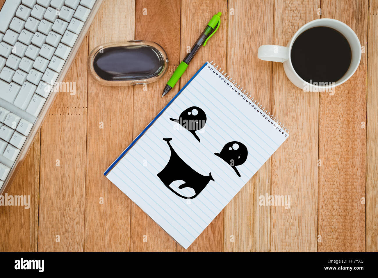 Computer keyboard smiley face hi-res stock photography and images - Alamy