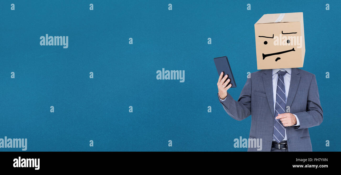 Composite image of anonymous businessman Stock Photo - Alamy