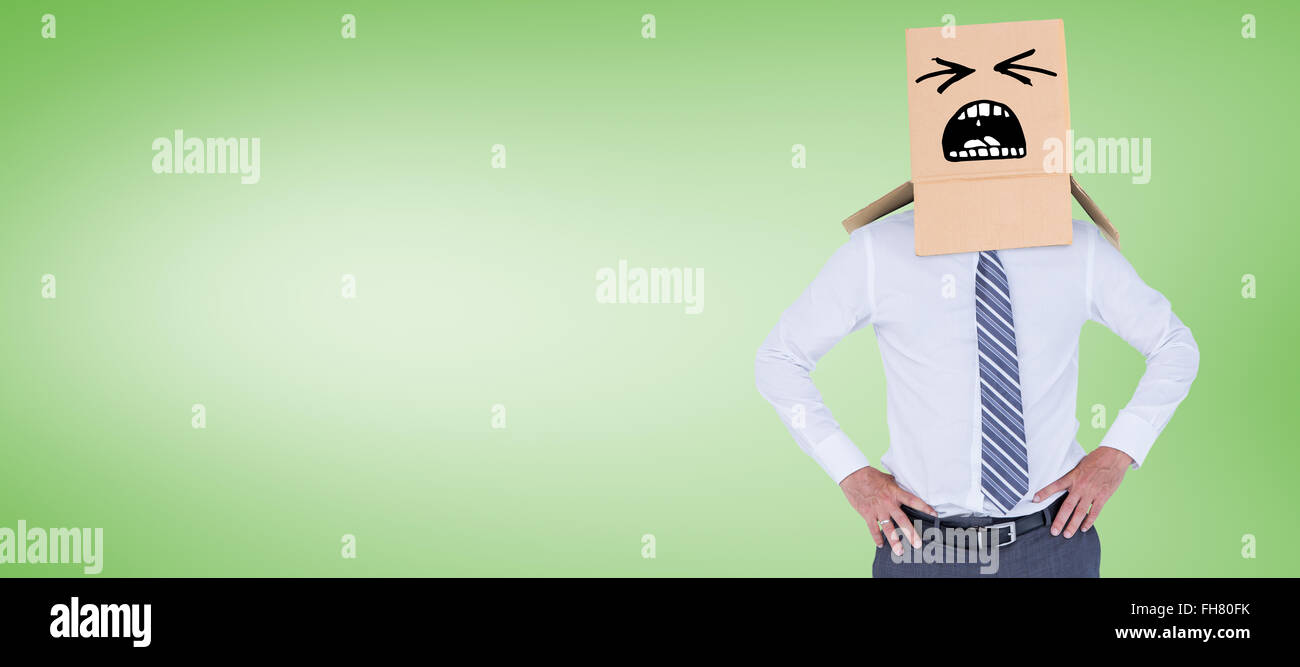 Composite image of anonymous businessman Stock Photo - Alamy