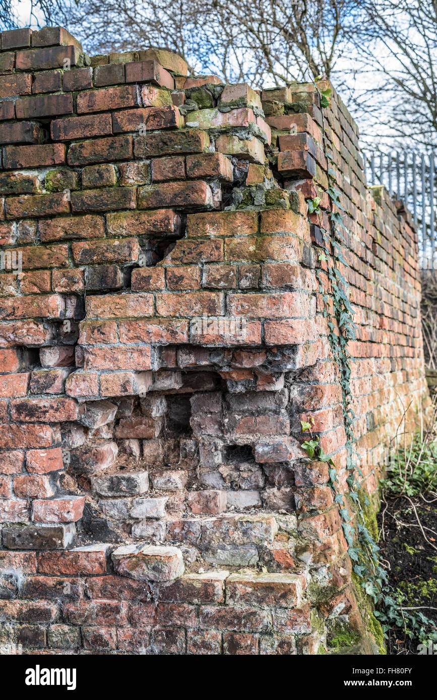 Old crumbling brick structure Stock Photo - Alamy