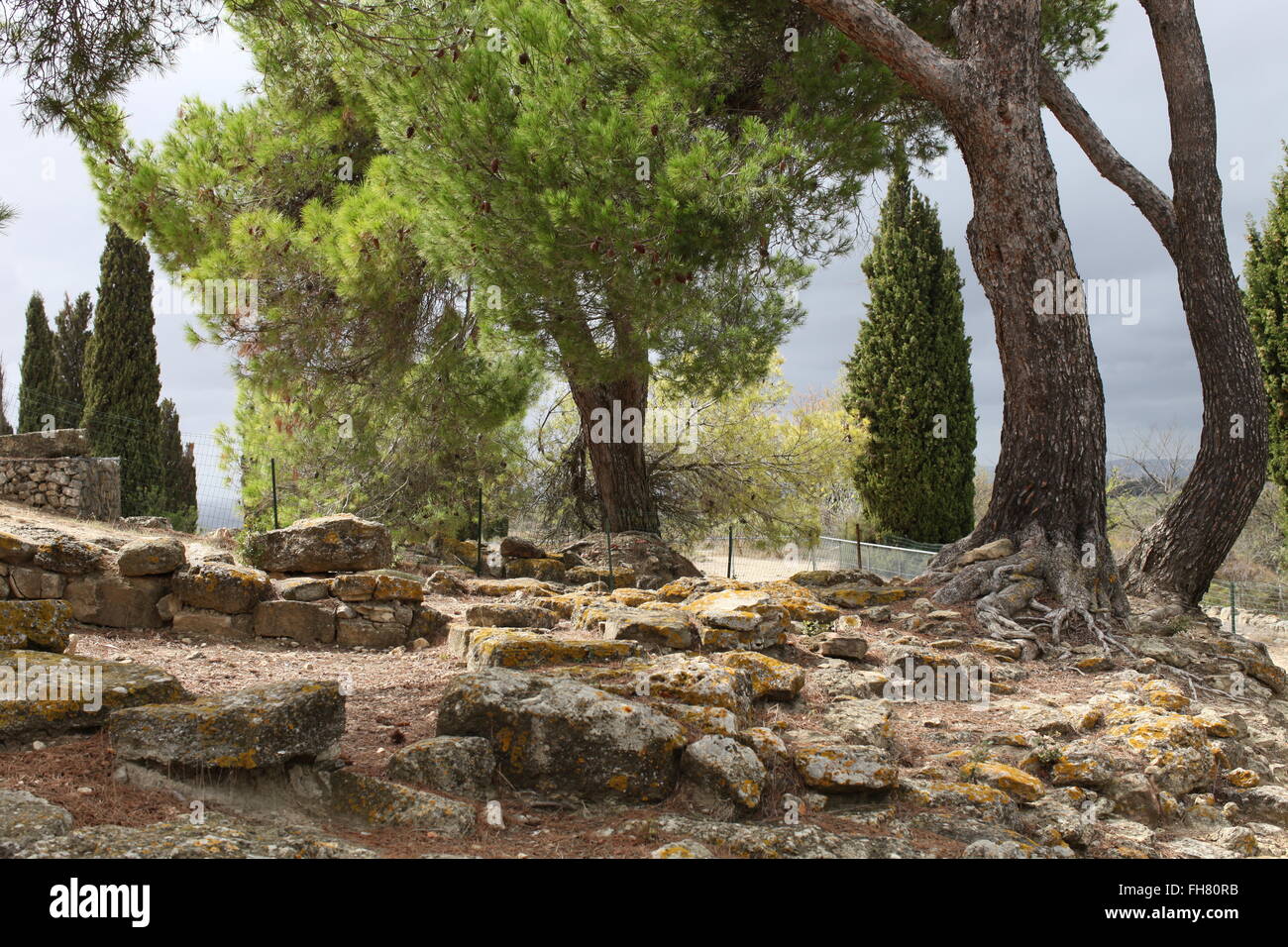 Archaeological Site of Ensérune Stock Photo - Alamy