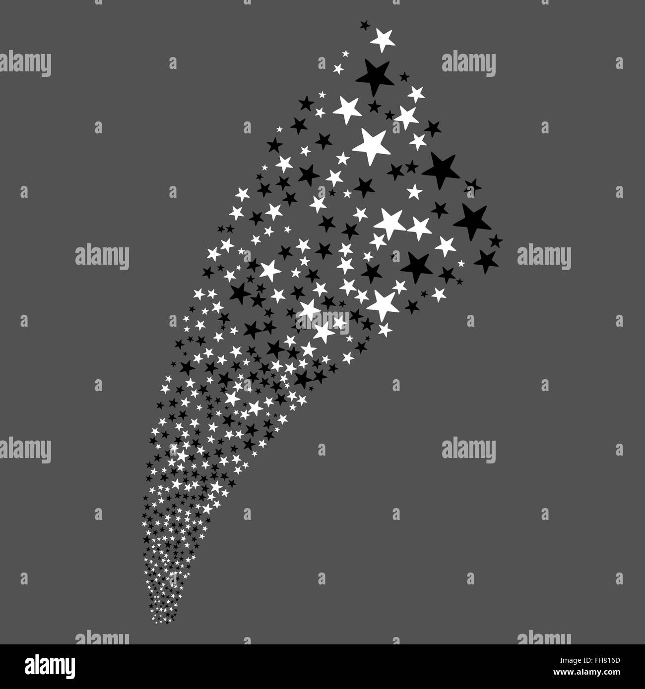 Pyrotechnic Star Salute Stream Stock Photo - Alamy