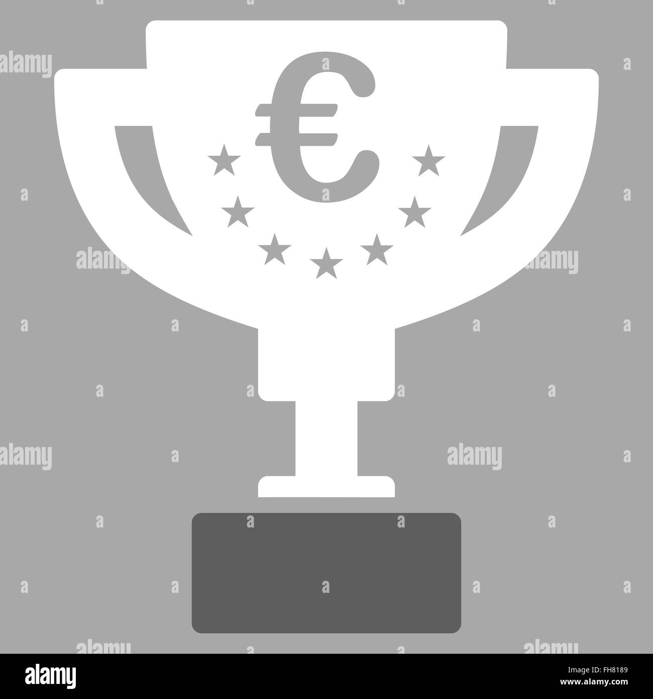 Euro Award Cup Icon Stock Photo - Alamy