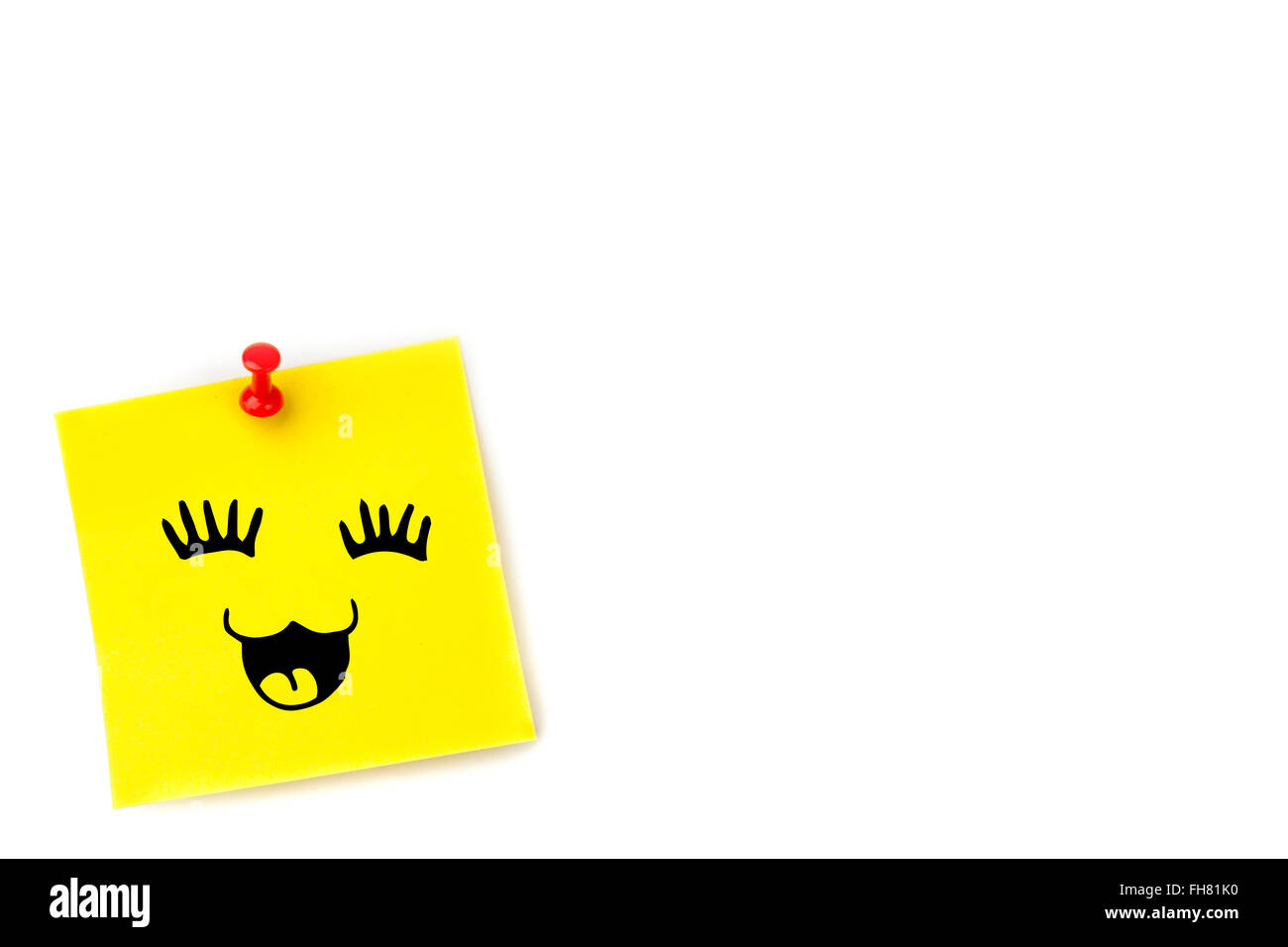 Composite image of smiling face Stock Photo - Alamy