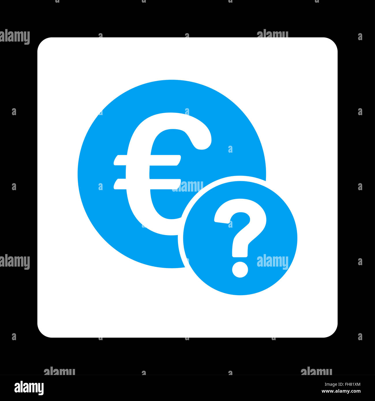 Euro status icon Stock Photo - Alamy