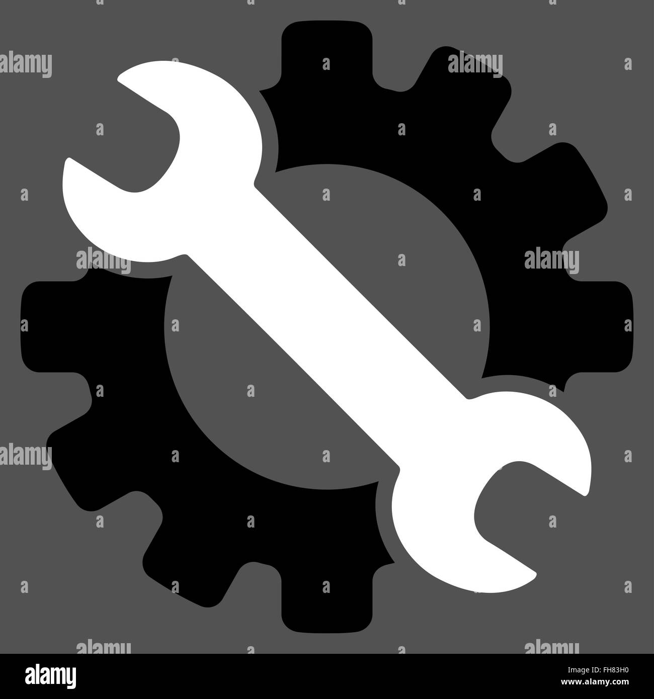 Service Tools Icon Stock Photo - Alamy