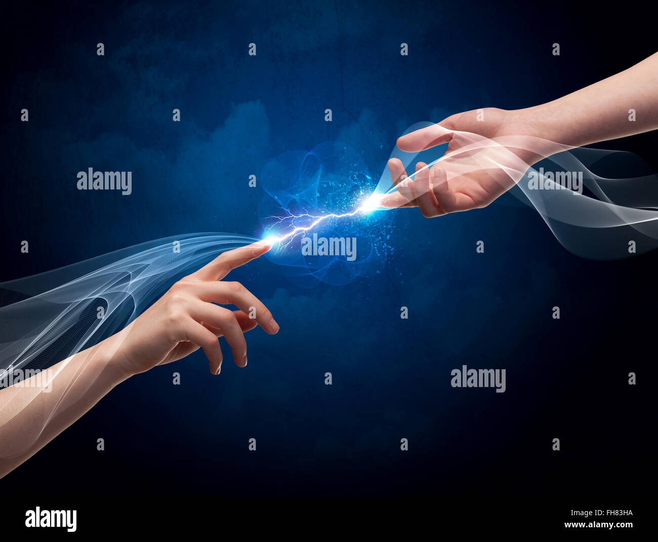 Hands connecting through fingers in space Stock Photo - Alamy Hands connecting through fingers in space Stock Photo - Alamy