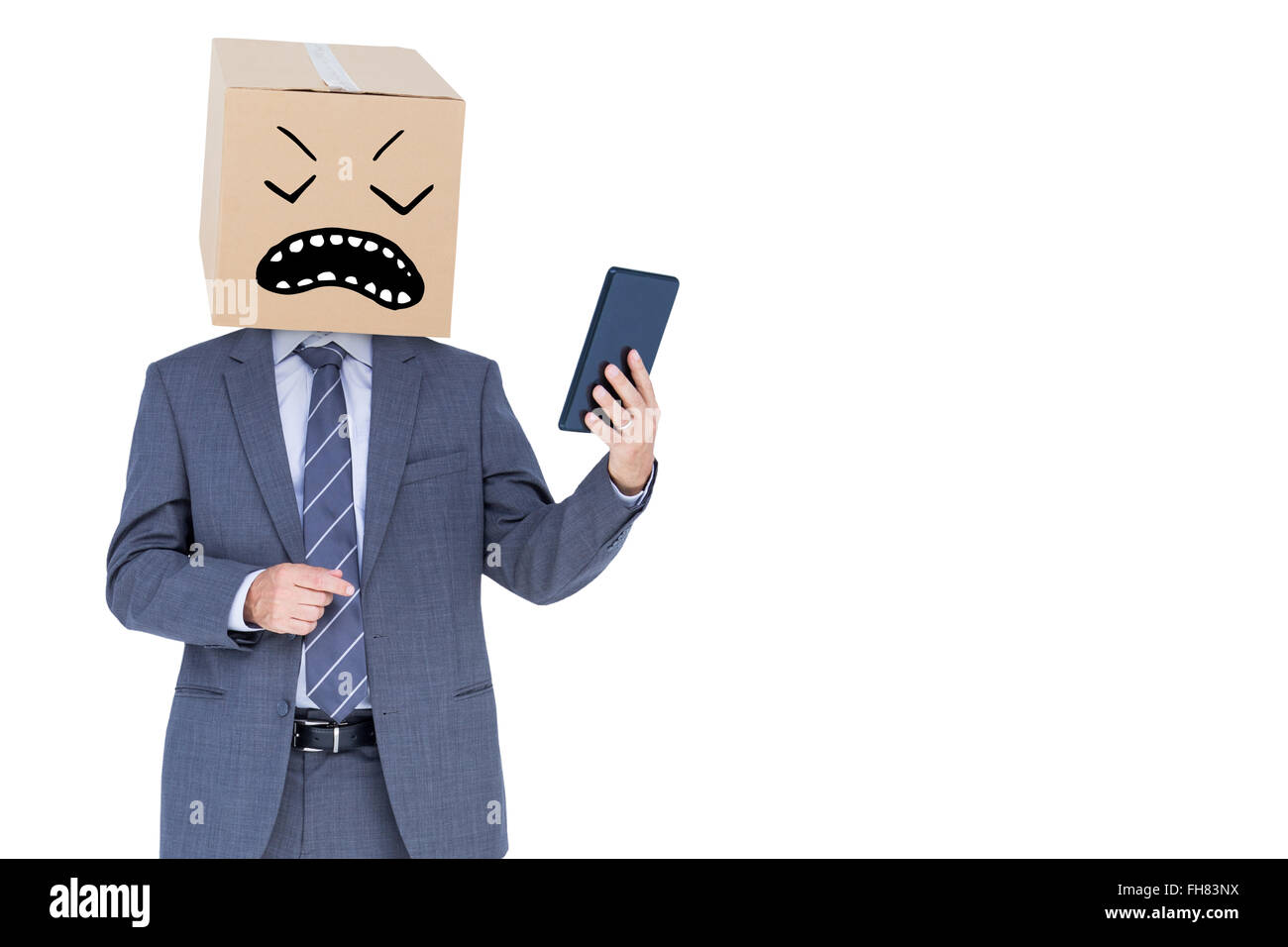 Composite image of anonymous businessman Stock Photo - Alamy